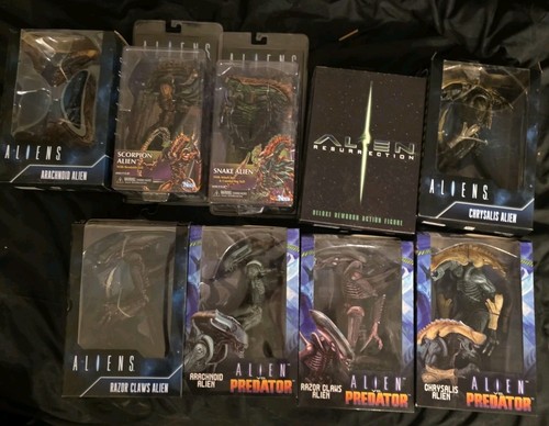 NECA - Alien and Alien vs Predator Collection Lot 1/12 - Brand New | eBay