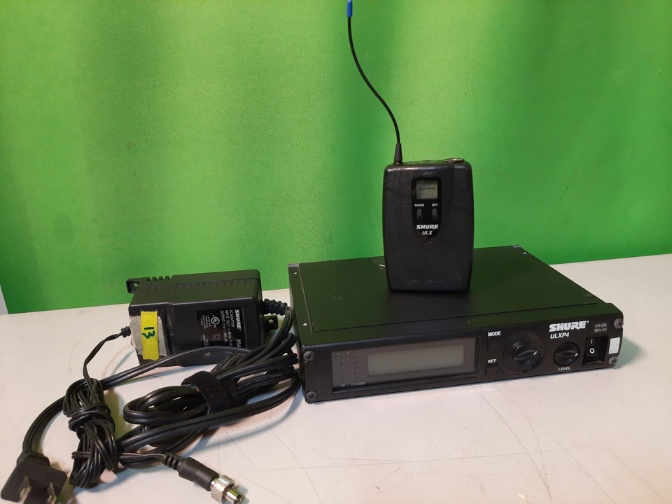 Shure ULXP4 Wireless System G3: 470-506 MHz w/ Shure ULX Belt Pack | eBay