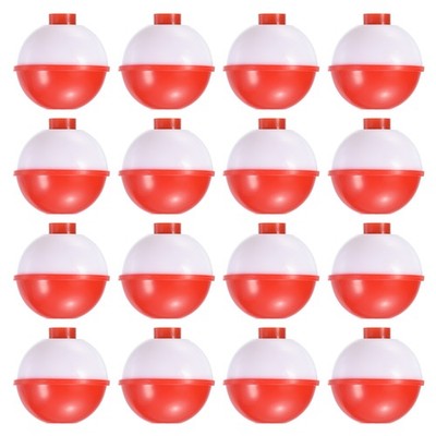 1.25 Inch Fishing Bobbers, 24 Pack Plastic Push Button Round Fishing ...