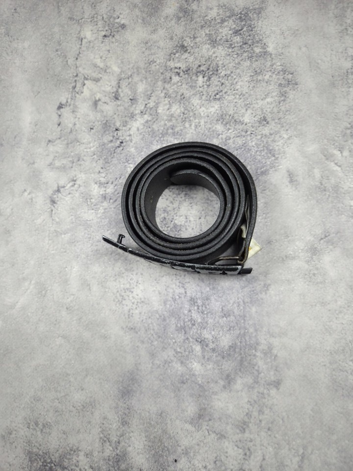 Vintage Diesel Leather Belt Metal Big Logo Men's Made in Italy Rare Y2K ...