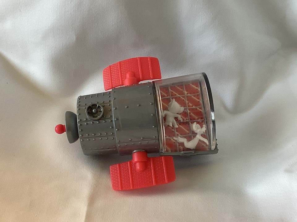 1977 Pinky & Brain Popping Wheeled Space Capsule Plot World Domination ...