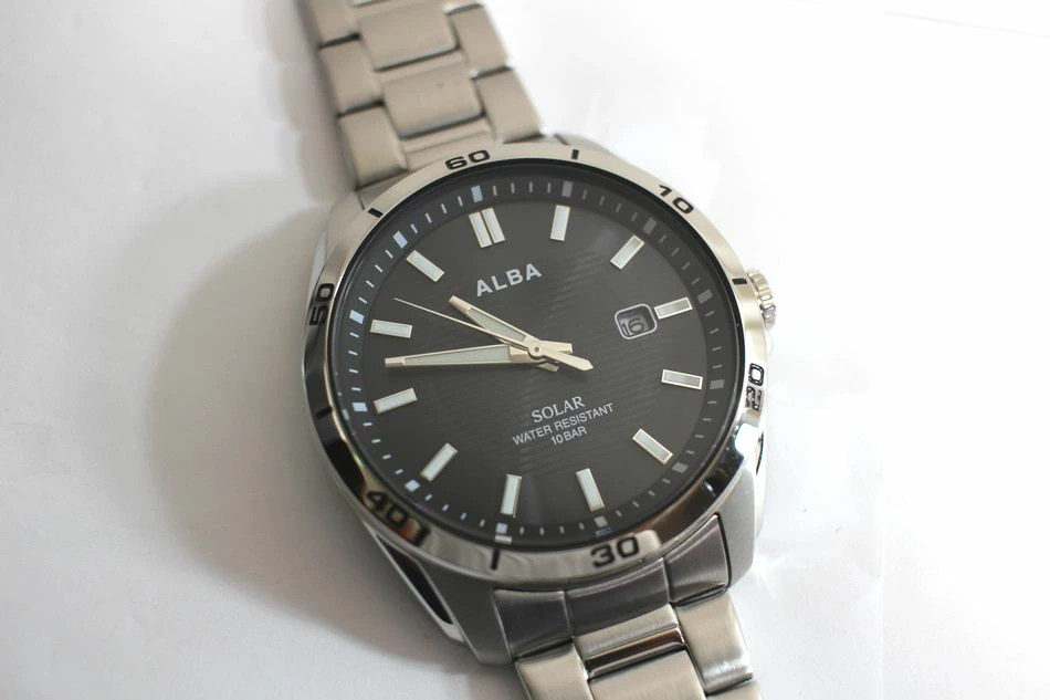 Used Operational SEIKO ALBA SOLAR Men s Wristwatch AS… - Gem