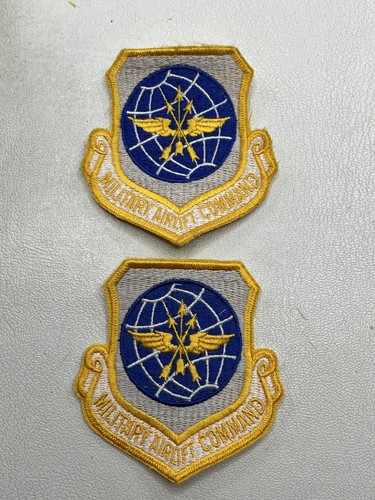 USAF MILITARY AIRLIFT COMMAND US Air Force Patch Lot Of 2 Patches M026 ...