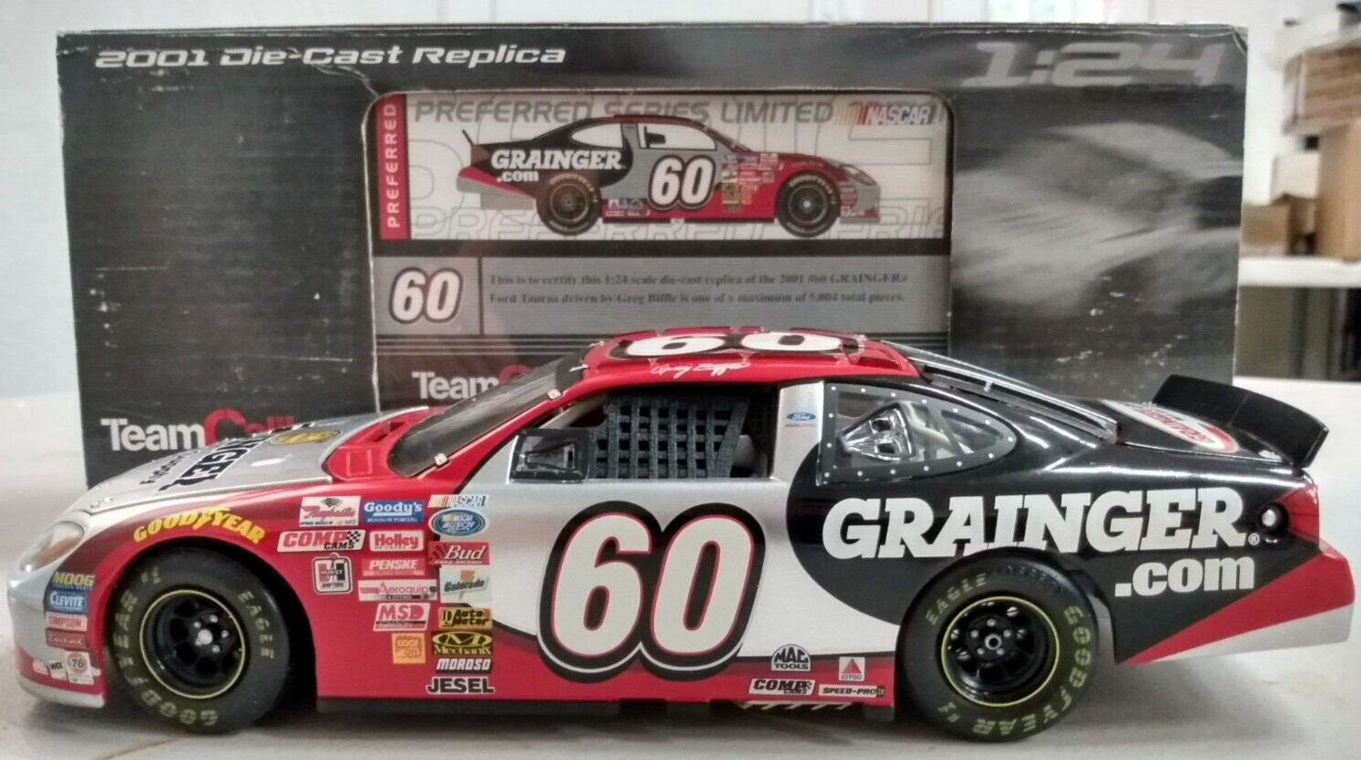 Greg Biffle #60 Grainger 2001 Ford Taurus Team Caliber Preferred Die ...