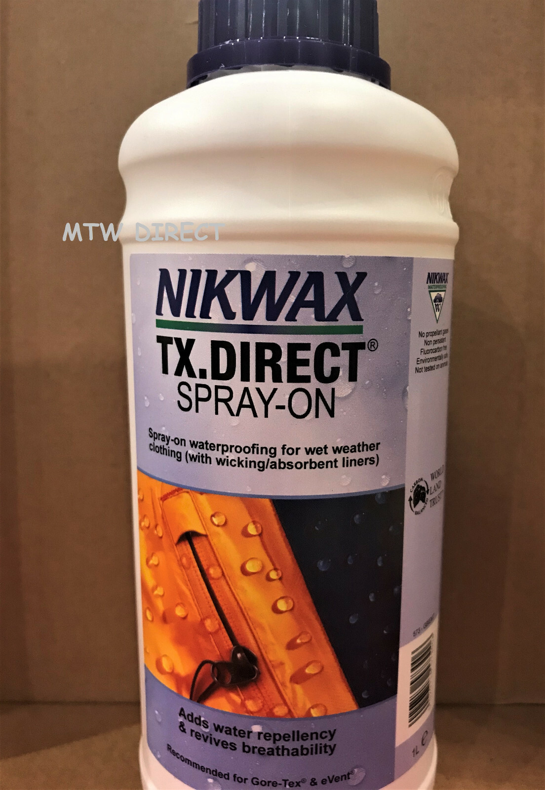 NIKWAX TX Direct Spray 1 Litre for Durable Water Repellency ...