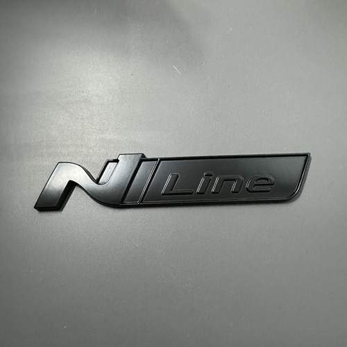 Hyundai N Line Badge Black Decal i20 i30 Kona Sonata Veloster Sticker ...