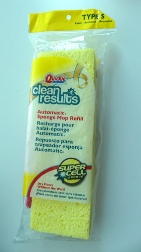 NEW Quickie Clean Results Automatic Sponge Mop Type-S Refill Super Cell Replace 71798504421| eBay