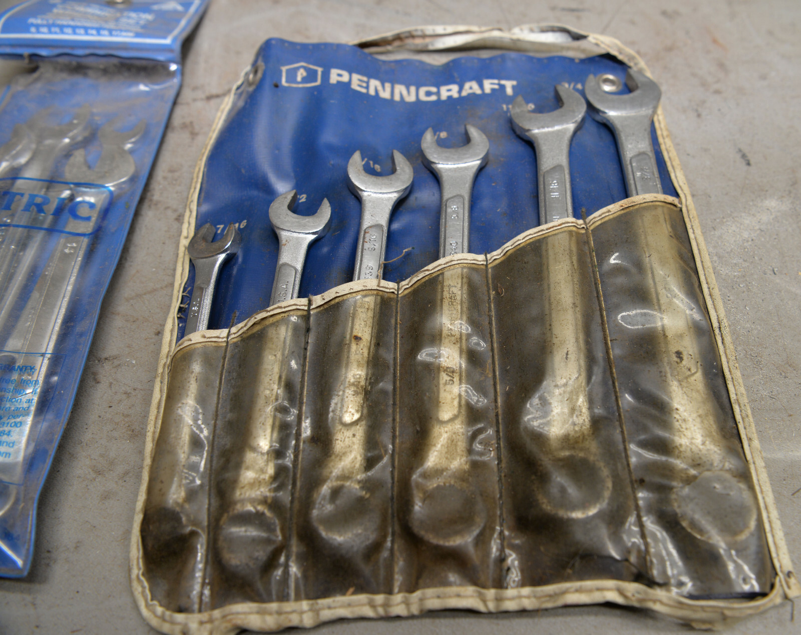 3 vintage wrench lots Penncraft Indestro SAE & metric collectible ...