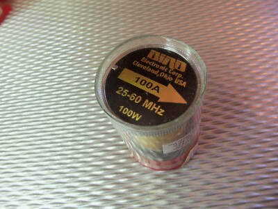Bird 43 Thruline WattMeter Element 100W 100A 25-60MHz NEW | eBay
