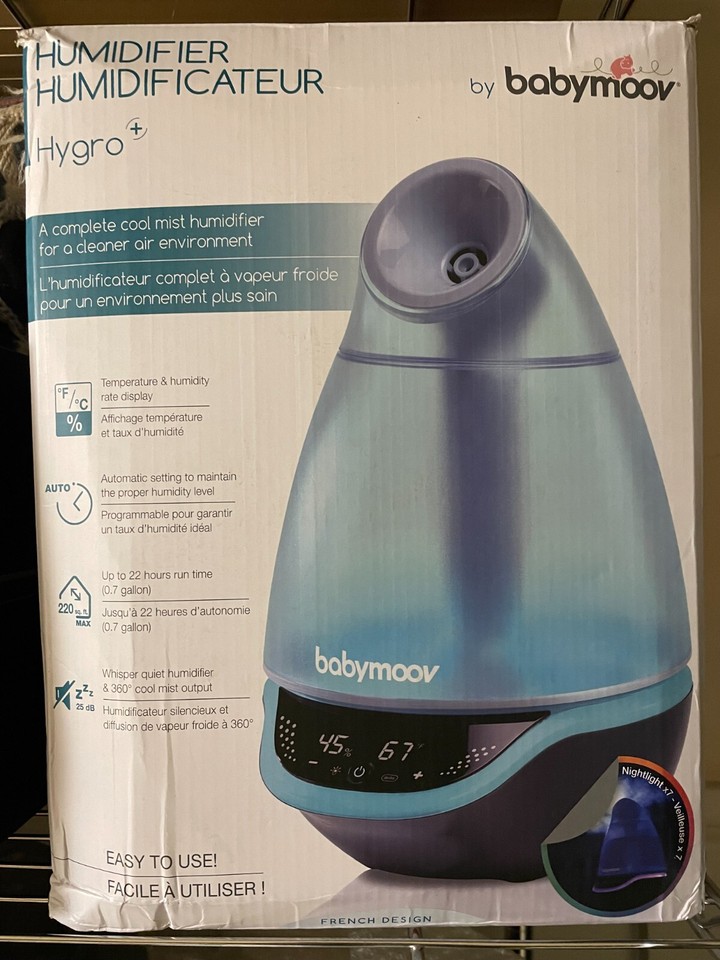 Babymoov Hygro Plus Cool Mist Humidifier with Manual New With Box | eBay