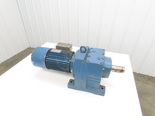 Sew Eurodrive R87 DV100L4/BMG Inline Gearmotor 3kw 277/480V 63.68:1 ...