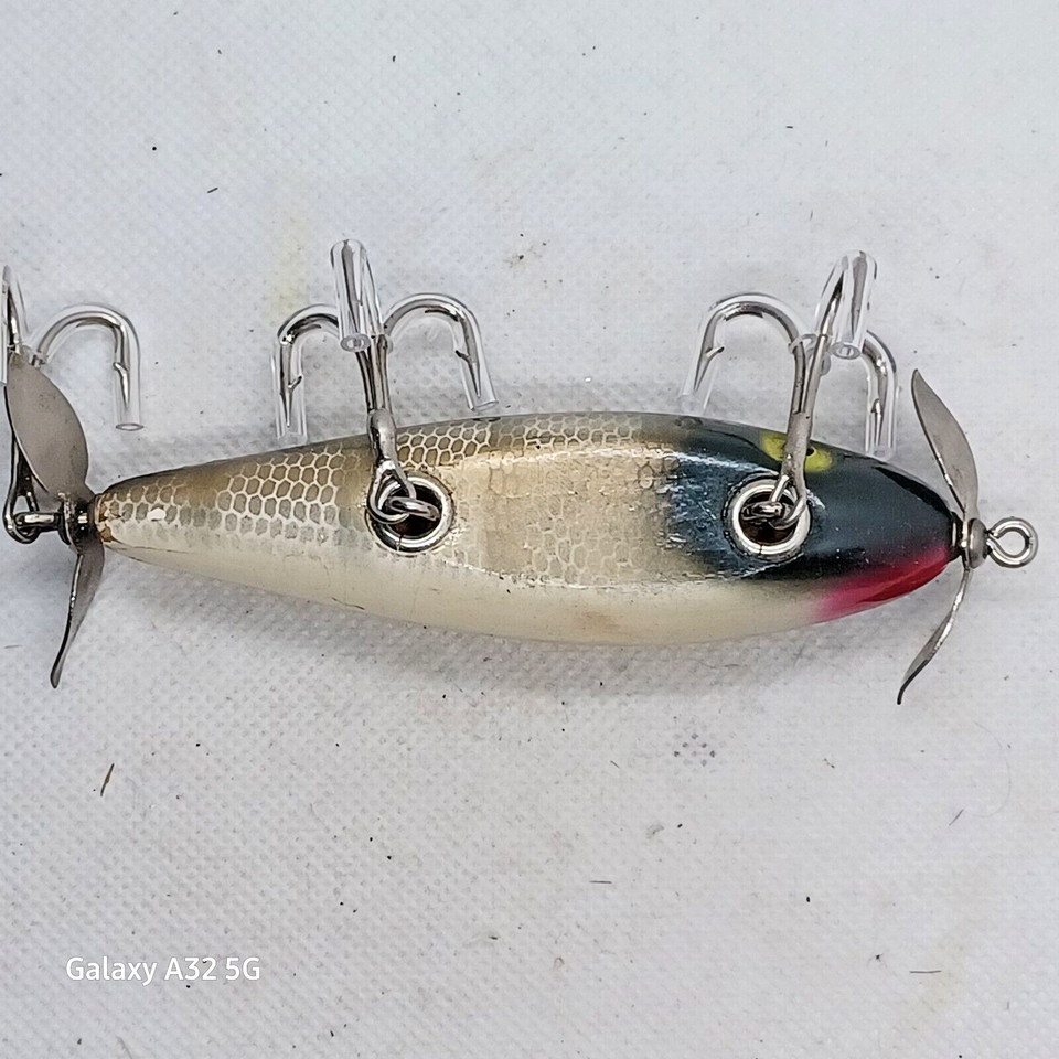 Herter's Injured Minnow Vintage Fishing Lure Crippled Killer Wood Pike ...