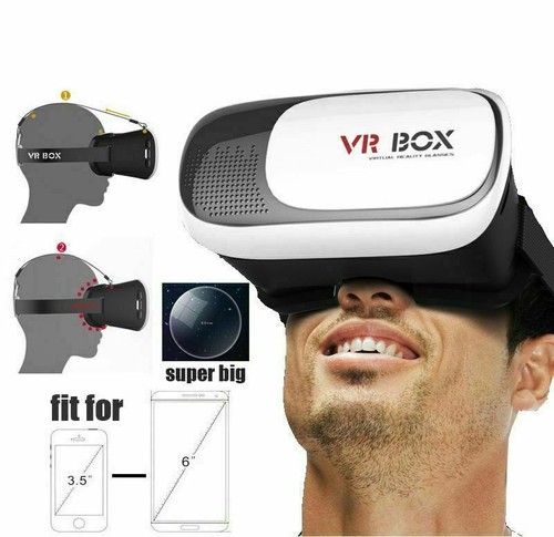 3D VR BOX Headset 2.0 Virtual Reality Glasses Goggles for Android ...