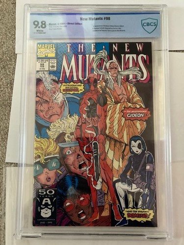 New mutants 98 CBCS 9.8 1st app Deadpool | eBay