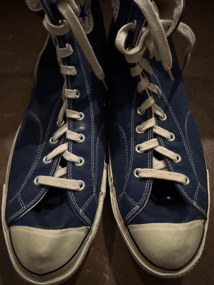Converse 60s All Stars Blue Sneakers Shoes Made In USA Mid Tops Mens ...