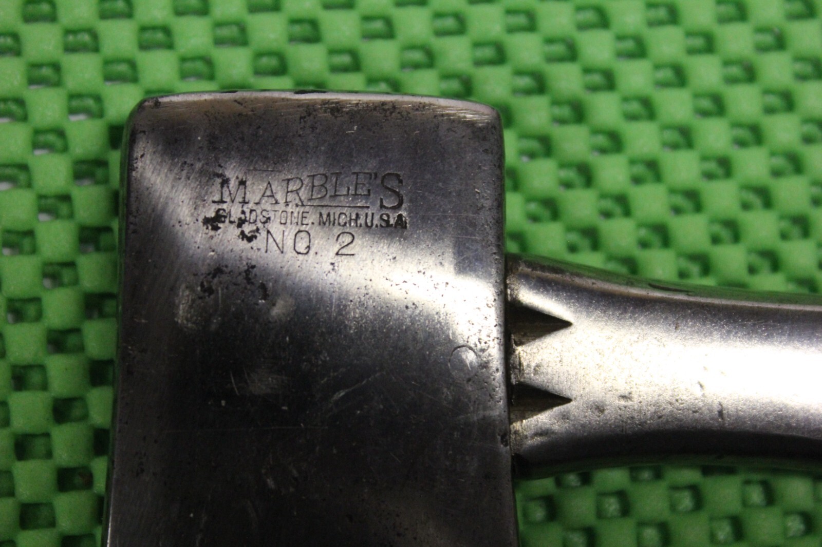 Marble Arms & Mfg. Co. 1953 No. 2 Safety Axe Gladstone, Mich. w/ Ivory ...