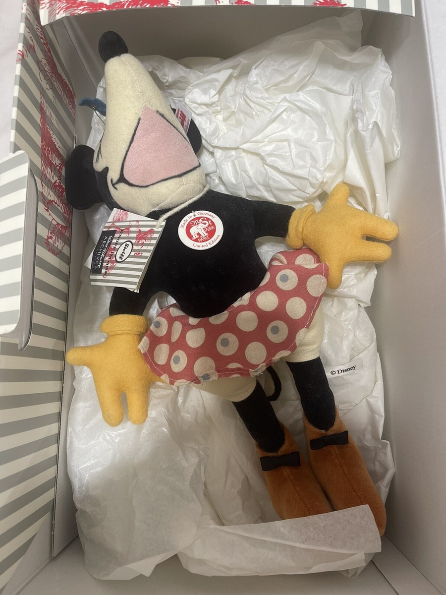 Steiff - Minnie Mouse - # 354007 - Limited Edition - Replica Steiff - Minnie Mouse - # 354007 - Limited Edition - Replica