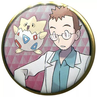 Pokemon Center Esclusivo Professor Elm e Togepi Can Badge Johto Japan ...