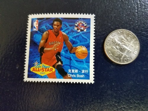 Chris Bosh Toronto Raptors 2007 Las Vegas All Star China Stamp WOW | eBay
