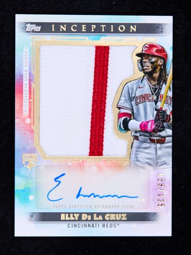Elly De La Cruz 2024 Topps Inception Baseball Auto Jumbo Patch RC /125 ...
