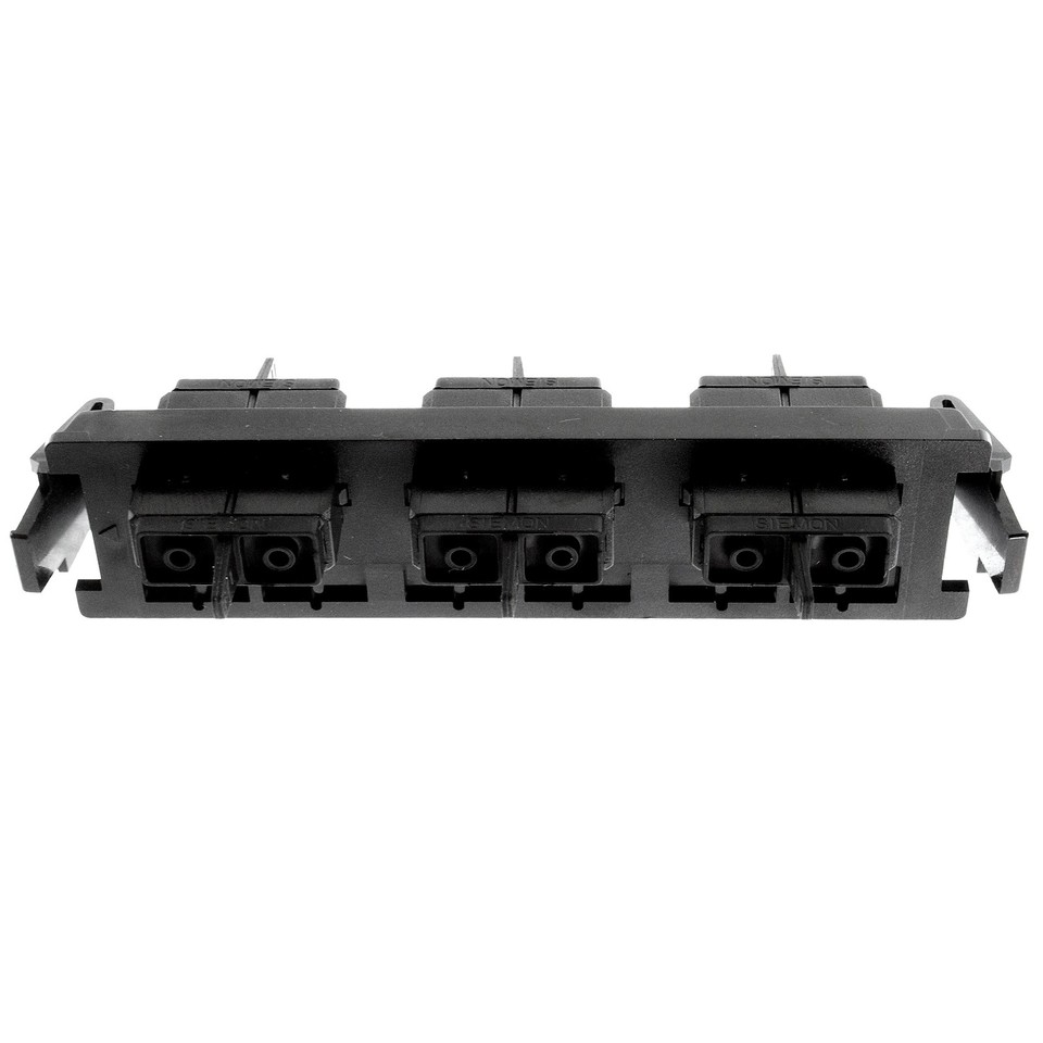 SIEMON RIC-F-SC6-01 6-FIBER SC FLAT QUICK-PACK FIBER OPTIC ADAPTER ...