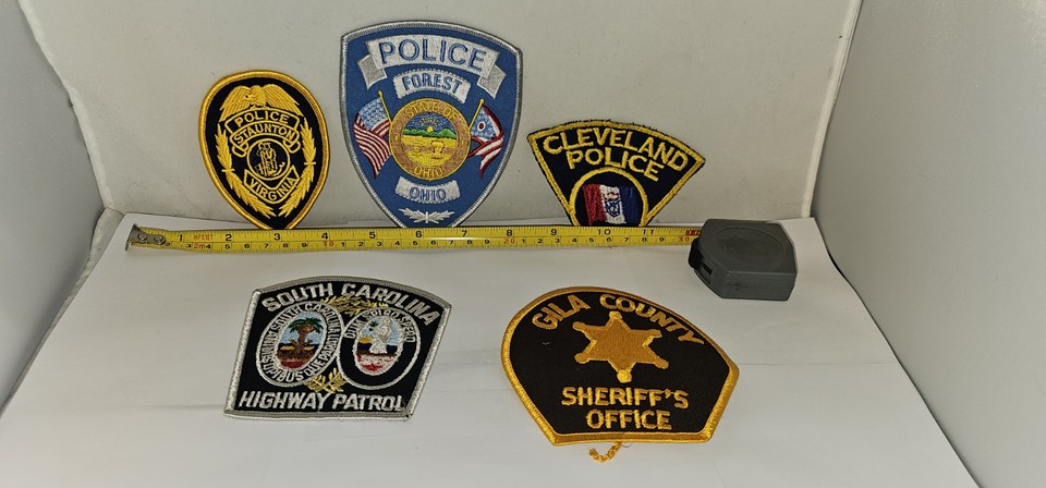 Lot#9C: 5-Collectible Police Patches | eBay