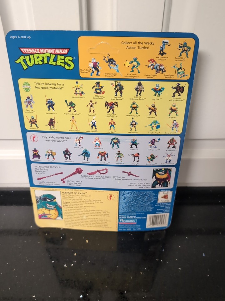 SLASH TMNT MOC Vintage 1990's Teenage Mutant Ninja Turtles | eBay