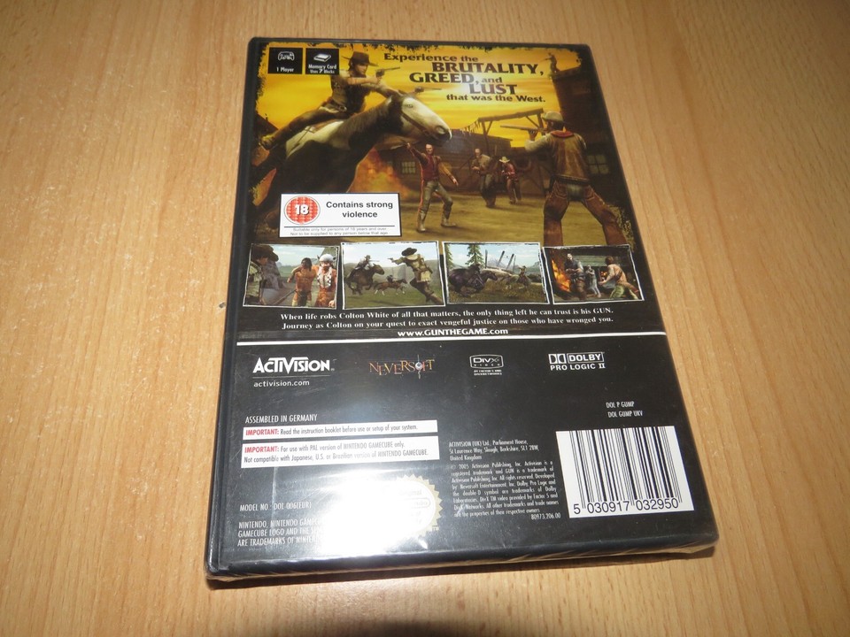 GUN nintendo (GameCube) -pal version new sealed | eBay