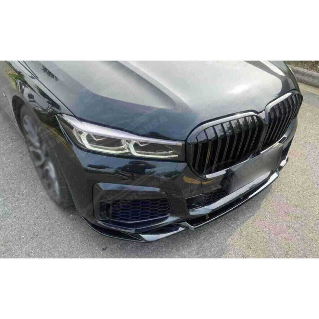 Fits 2020-2022 BMW G12 740i M760Li M Sport Carbon Fiber Print Front Lip ...