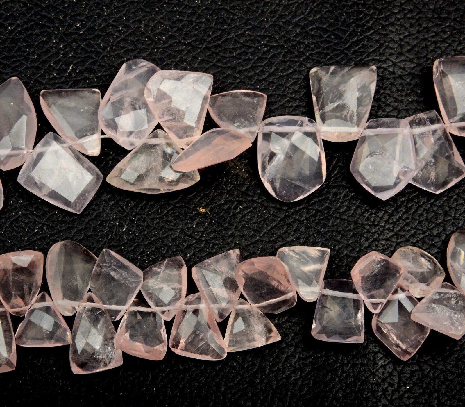 Beautiful Rose Quartz 8 Inch Strand 13x14-17x20 MM Gemstone Beads Fancy ...