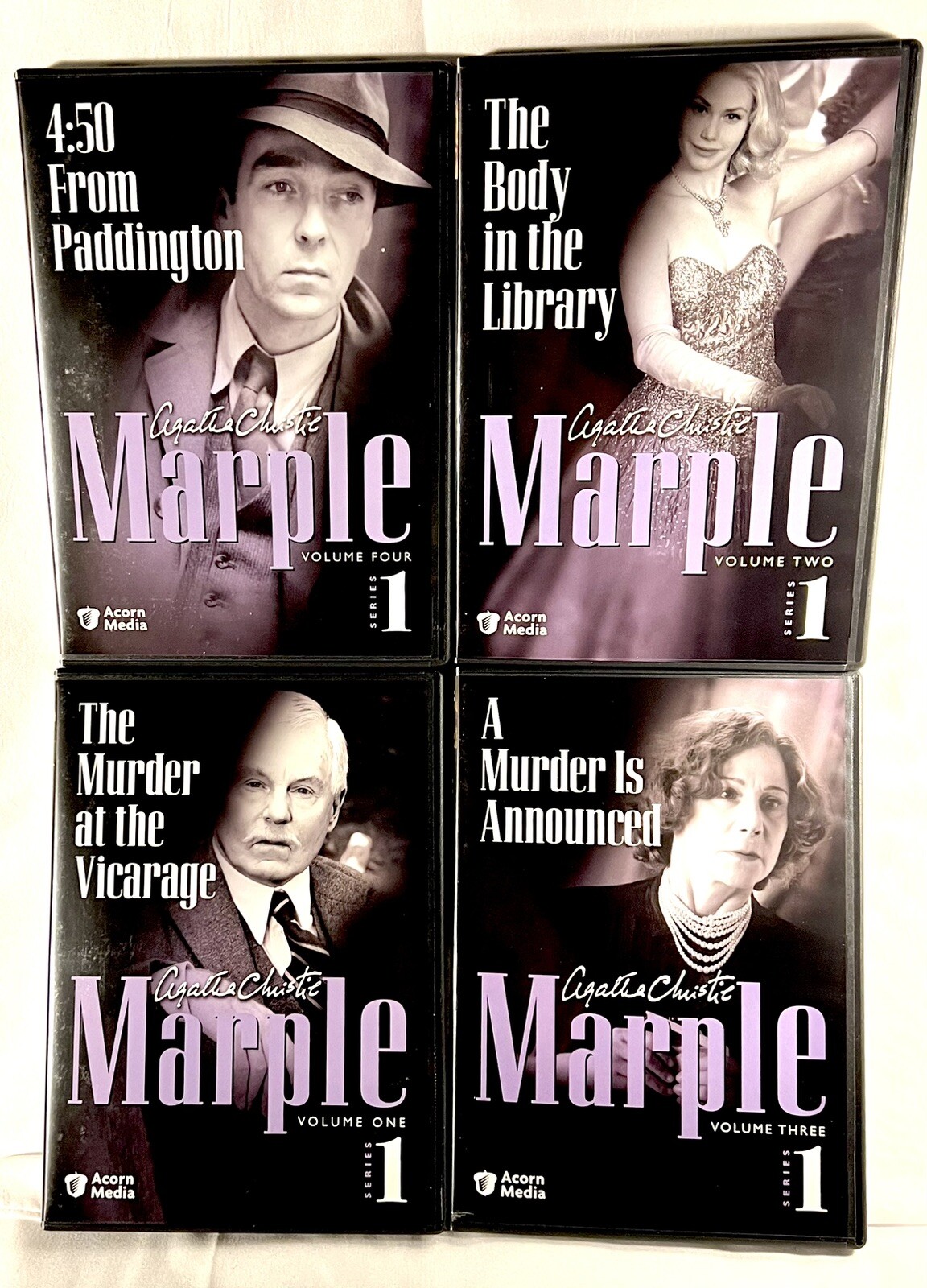 Agatha Christie's Marple: Series 1 (DVD, 4-Disc Box Set, 2009) PBS ...