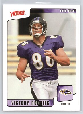 2001 Upper Deck Victory #376 Todd Heap RC Rookie - Ravens - MINT | eBay