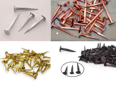 Upholstery Carpet Tacks 10–25mm Black Zinc Gold Copper Pins Craft Nails ...
