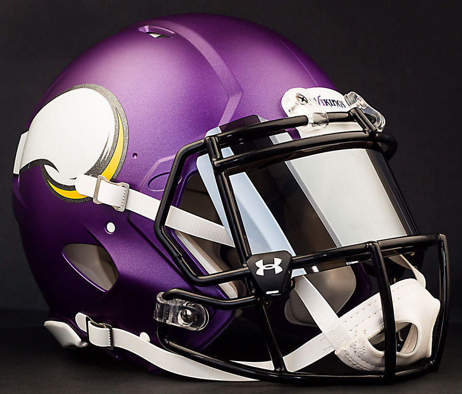 Vikings Football Helmet Front