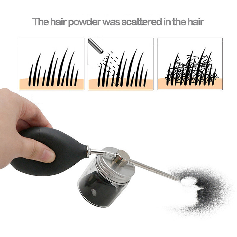 Refillable Talc Fiber Blower Puffer Barbers Hairdressers Talcum Spray ...