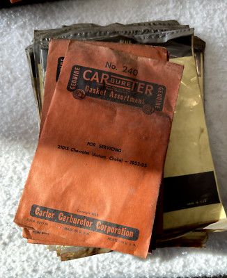 NOS Carter YF Carburetor 2101S Rebuild Gasket Kit 1953 Chevy & more | eBay