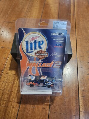 Rusty Wallace #2 Miller Lite Harley Davidson 2002 Ford Taurus Nascar ...