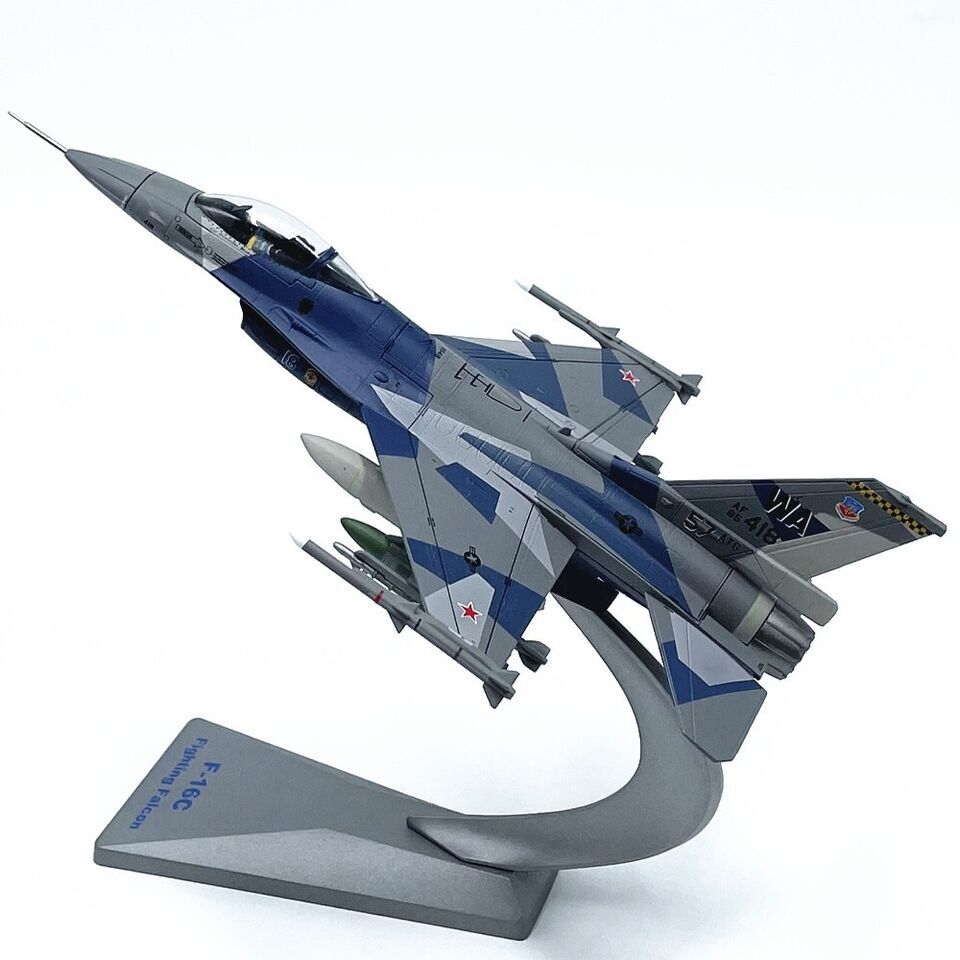 1:72 AF1 USAF F-16C Fighting Falcon Fighter Diecast Military Aircraft ...