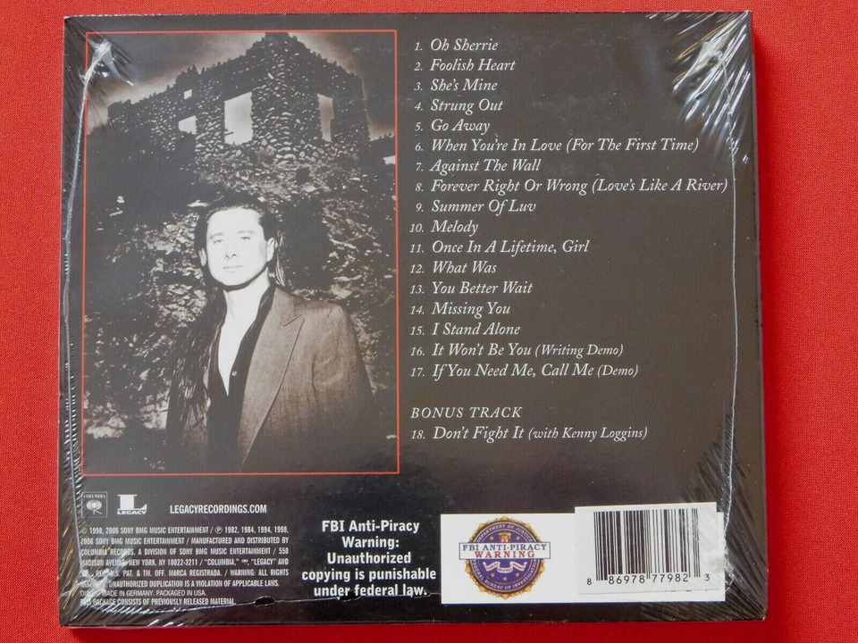 Steve Perry Greatest Hits CD Missing You Don't Fight It Oh Sherrie New ...