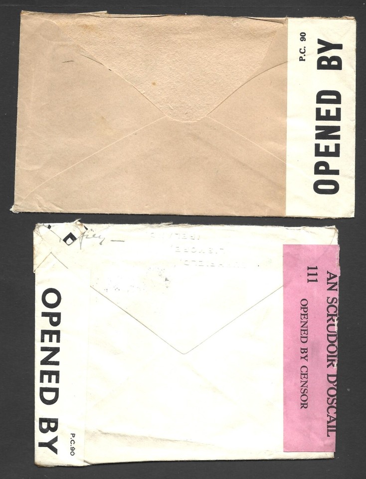1941 two censored WW2 covers to England. ref A154 | eBay