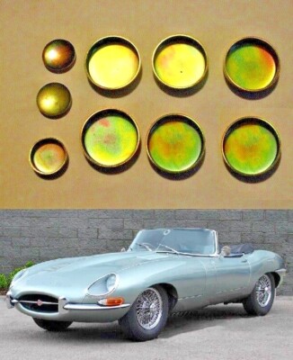 JAGUAR E Type XKE (4.2 Litre) (Ser. 1 & 2) FREEZE CORE PLUGS SET (1964 ...