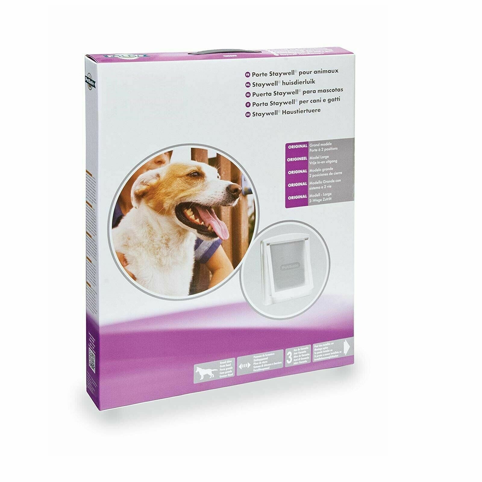 Large Dog Flap Extra Large 2 Way Pet Door Gate Entrance 2 Way Locking ...