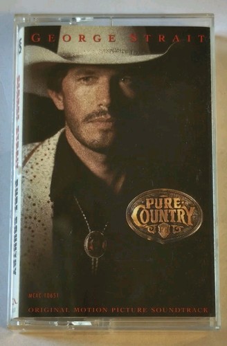 Vintage 1992 George Strait Pure Country Soundtrack Cassette Tape ...