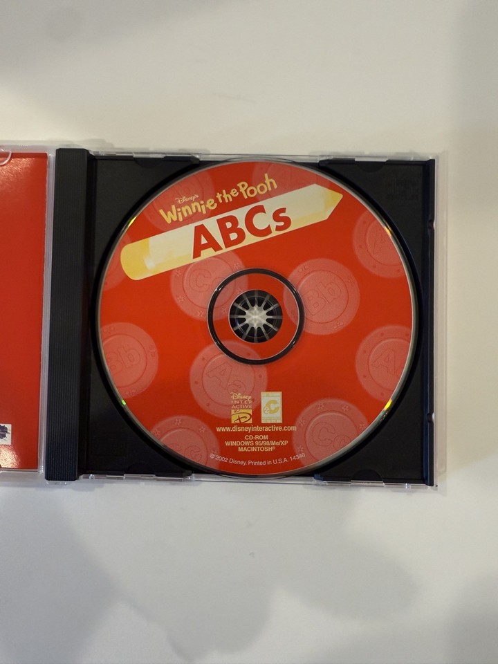 Disney Interactive Winnie The Pooh: ABCs PC CD-Rom Game Software Ages 3 ...