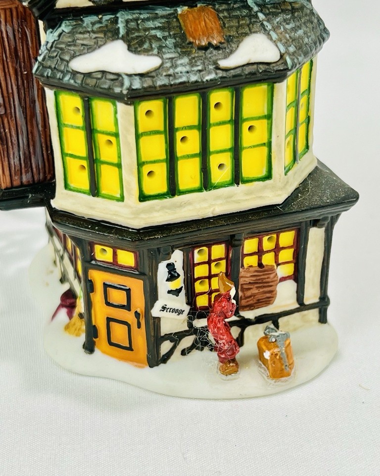 Dept 56 Dickens Village Christmas Carol Ebenezer Scrooge House Home ...