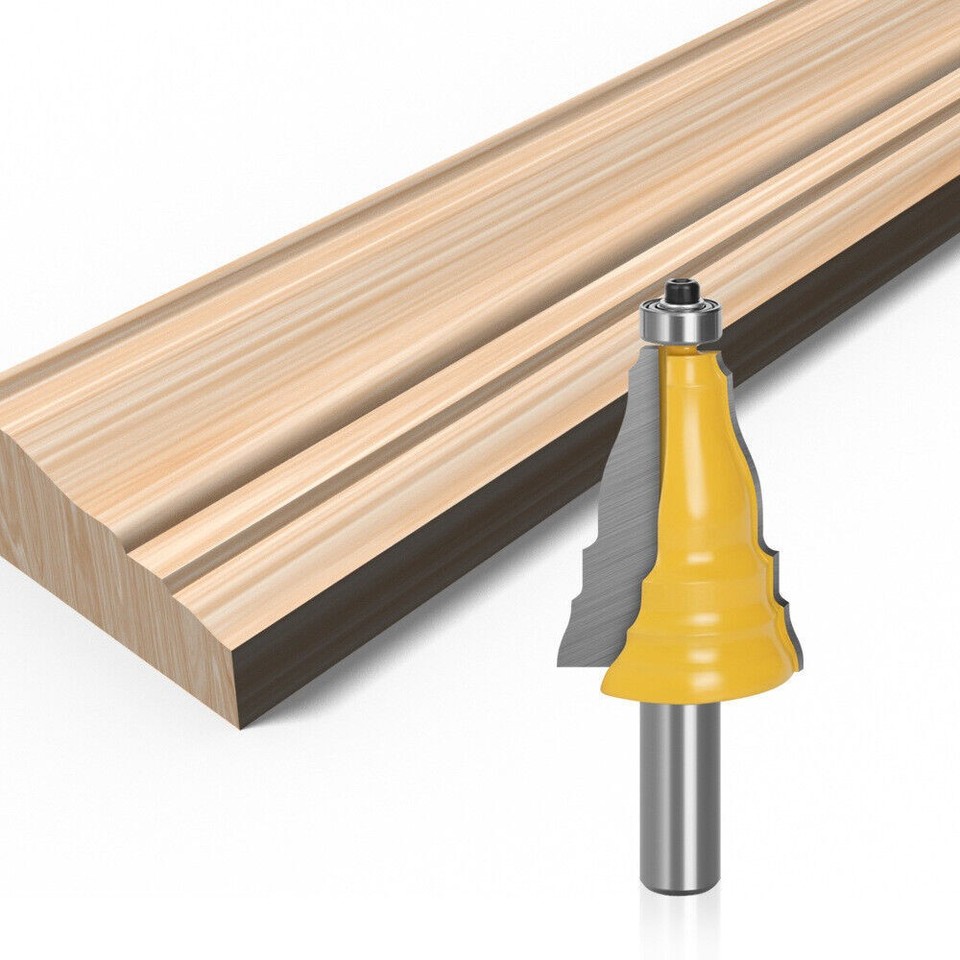 1Pcs New Door & Window Casing Router Bit - 1/2" Shank Cutter Tool ...
