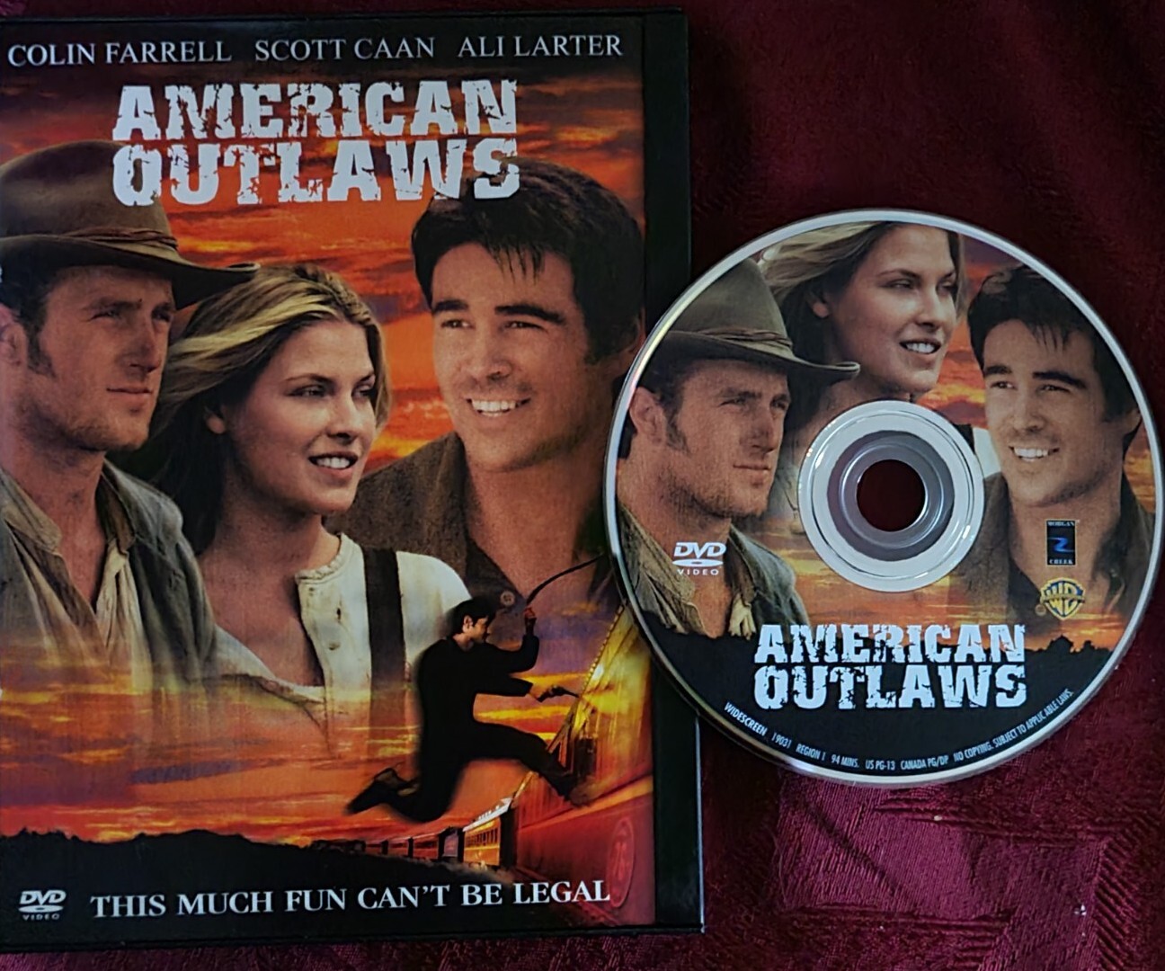 American Outlaws DVD (2001) USED Very Good Condition Ali Larter Colin ...