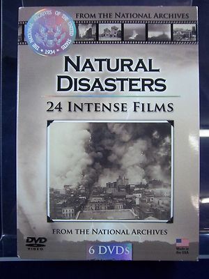 Natural Disasters, 24 Intense Films/DVD; From the National Archives; LN ...