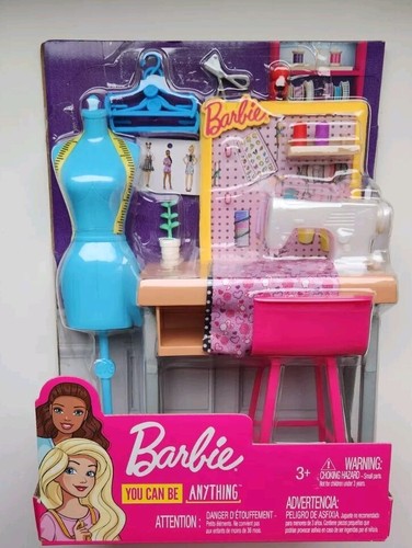 Barbie You Can Be Anything Fashion Design Studio Sewing Machine ...