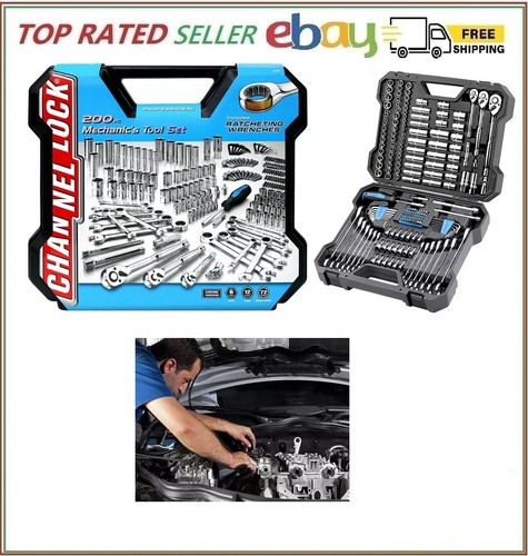 Channellock Mechanic's Set (200 pc.) DIY Complete Dependable Tool Set ...
